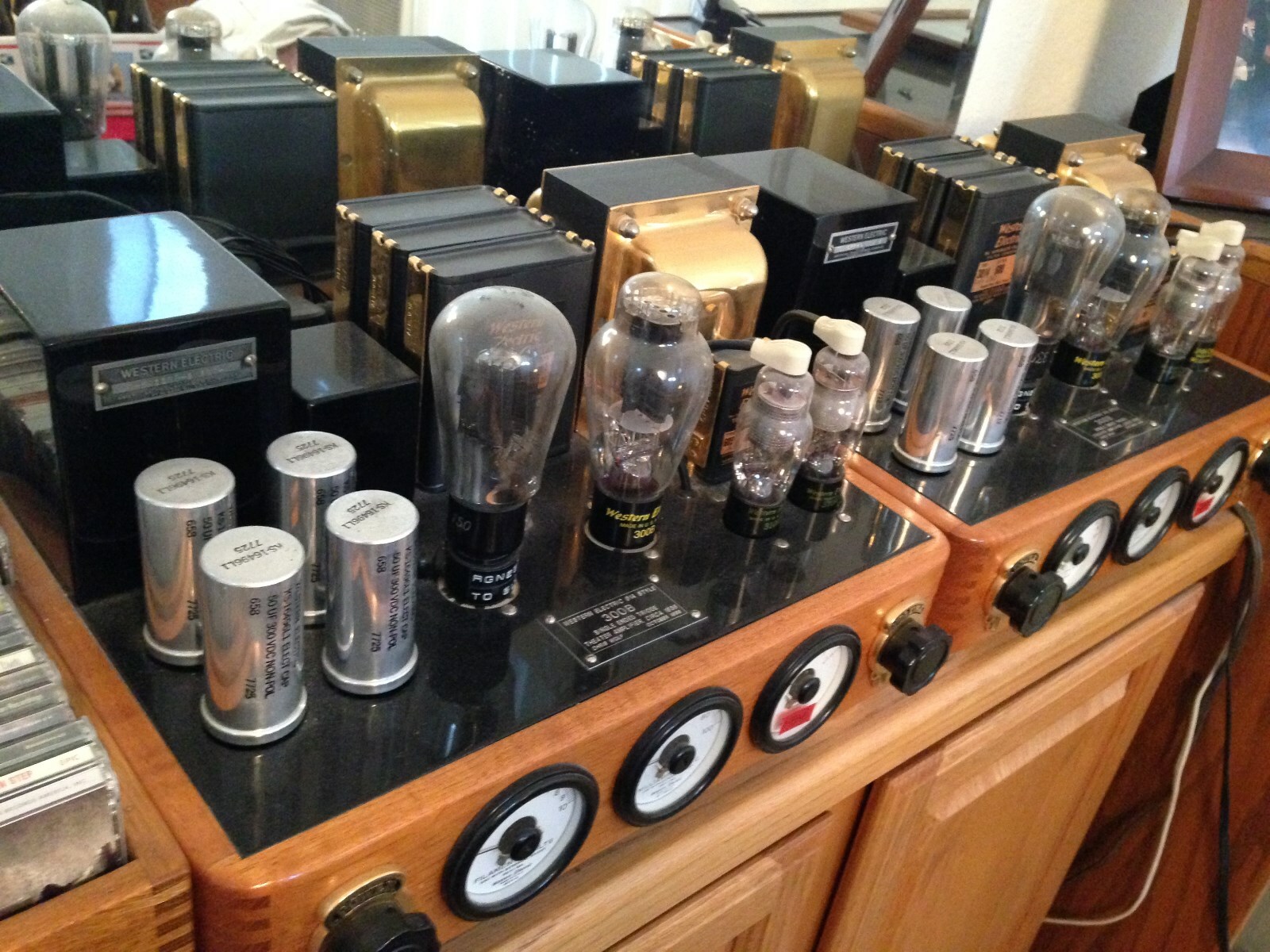 Western Electric 300B tube amps ONE MORE 91A Actual Amps | eBay
