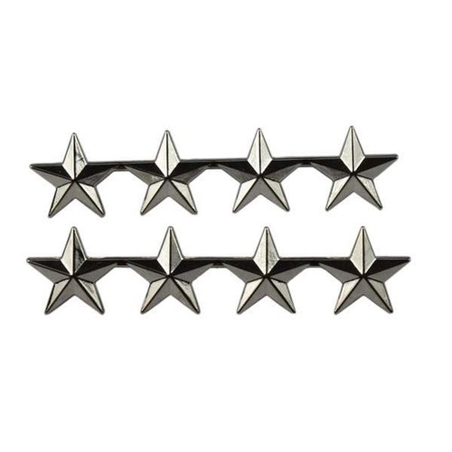 Pair of US Army Officer 4 Star General Rank Badges Pin – US120 | eBay