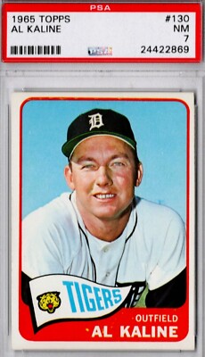 Al Kaline, PSA 7, MLB Hall of Fame, AL All-Star, Gold Glove Winner, WS ...