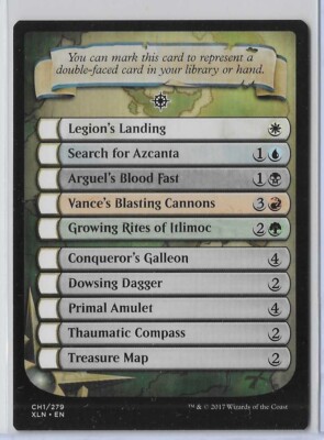 MTG Checklist 1 Ixalan (XLN) Checklist Magic Card #CH1/279 Unplayed | eBay