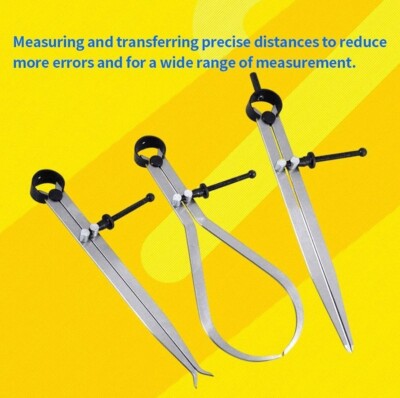 10" Inch Spring Caliper Set of 3 Pieces 250mm - Inside Outside ...