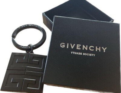 GIVENCHY PERFUMES Black Logo Key Ring Chain Novelty Not For Sale New | eBay