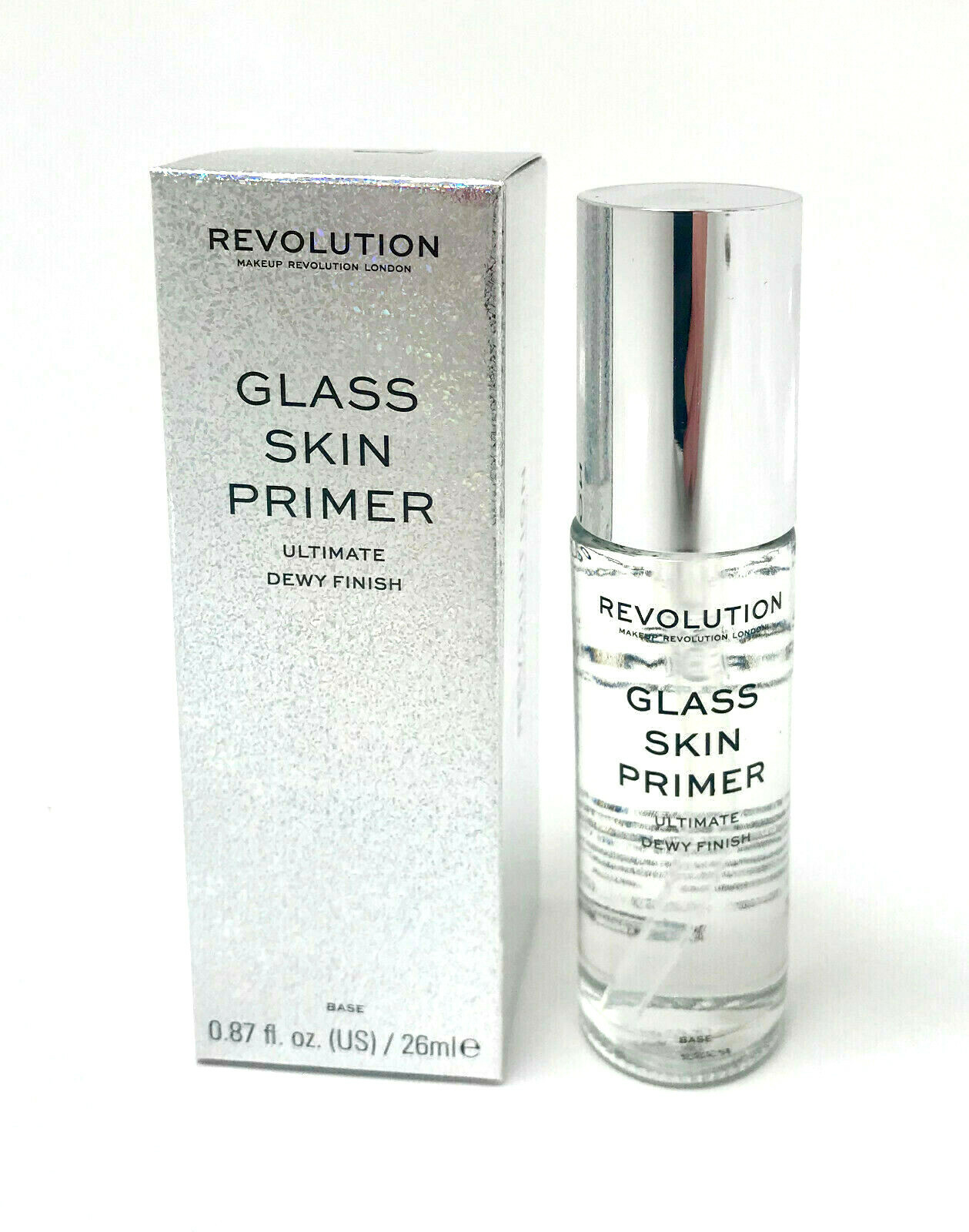 REVOLUTION Glass Skin Primer - Ultimate Dewy Finish Makeup Base Korean ...