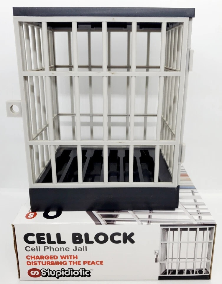 Cell Block Phone Jail cage lock key hold 6 devices school work home ...