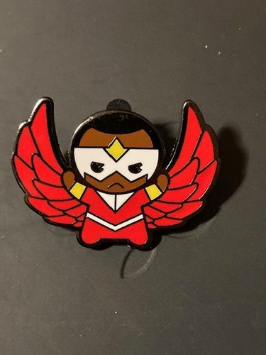 DISNEY MARVEL KAWAII ART COLLECTION FALCON MYSTERY PIN | eBay