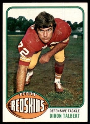 1976 Topps Diron Talbert Football Card Washington Redskins #272 | eBay