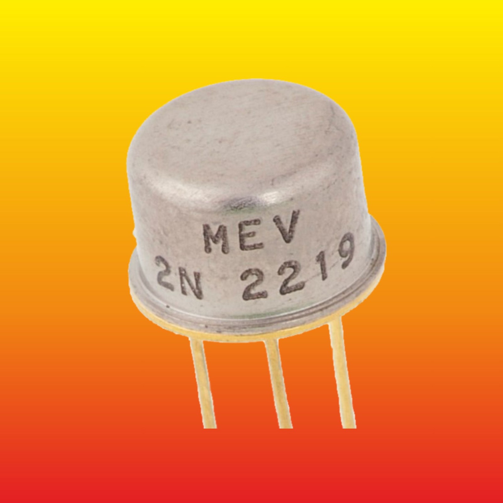 2N2219A LOT OF 5 MEV SILICON GOLD NPN TRANSISTOR 0.8 W 0.8 A ~ 2SD406 ...