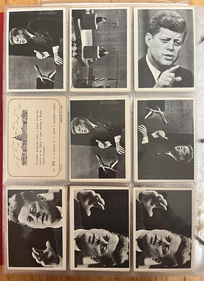 Full Set of 1964 Topps Vintage 77 John F. Kennedy JFK cards | eBay