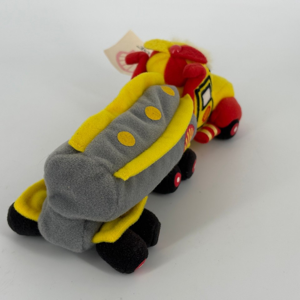 SHELL OIL Company Shane & Sherri Beanbag Plush Stuffed Tankers Trucks ...