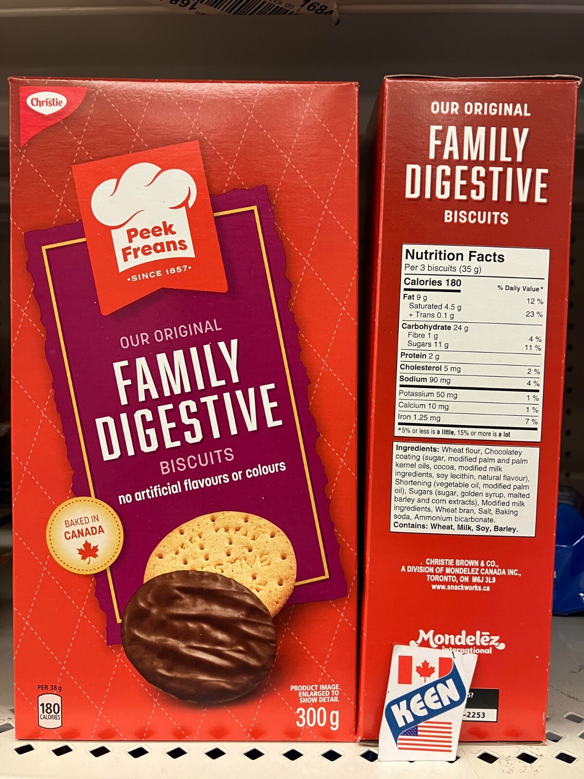 AiWaWa CA, Christie Peek Freans Family Digestive Biscuits, 300 g/10.6 ...