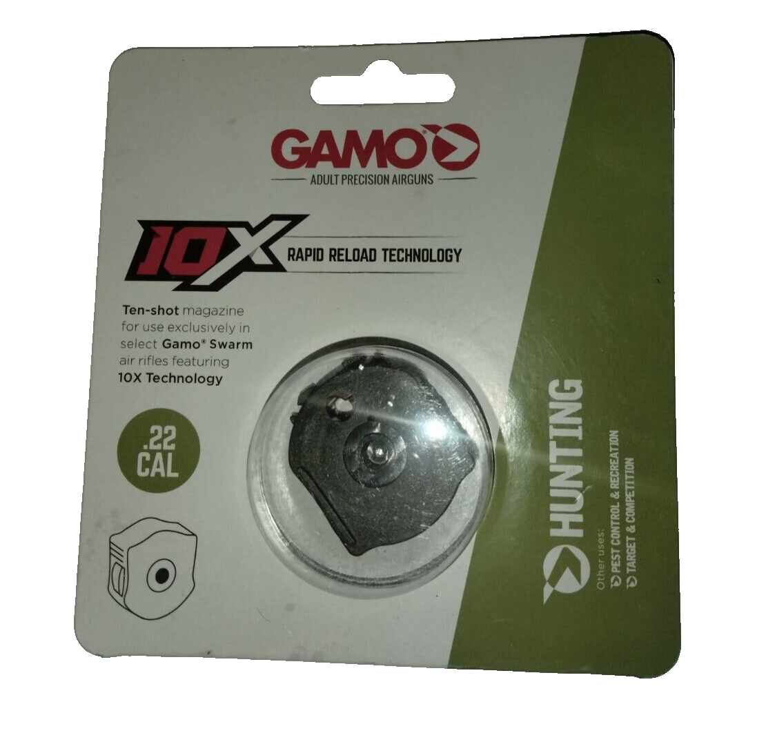Gamo Swarm 10X Gen 2 .22 Pellet Magazine Polymer Black for sale online ...