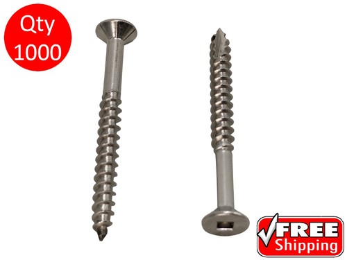 STAINLESS STEEL DECKING SCREWS 304 10g 50mm TIMBER DECK for TREATED ...