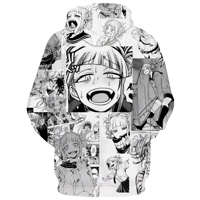 New Ahegao Hentai Manga Hoodie Unisex Anime Pullover Jacket Cosplay ...