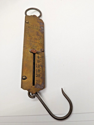 Scales - Spring Balance Brass Hanging Scale