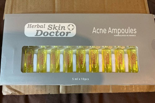 10 X Herbal Skin Doctor Acne Treatment Ampoules Anti Pimples &Spots ...