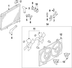21430-8991A Nissan Cap assy-radiator 214308991A, New Genuine OEM Part ...