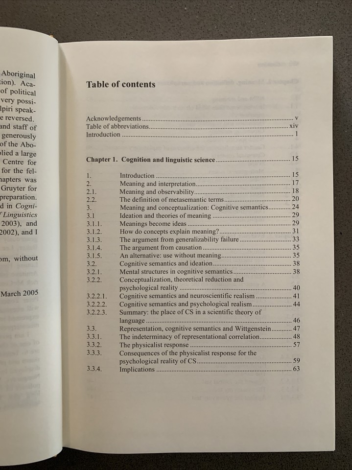 The Semantics of Polysemy: Reading Meaning in English and Warlpiri by ...