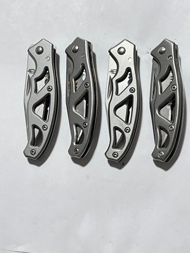 Lot of 4 Gerber Mini Paraframe Serrated Blade Pocket knives | eBay