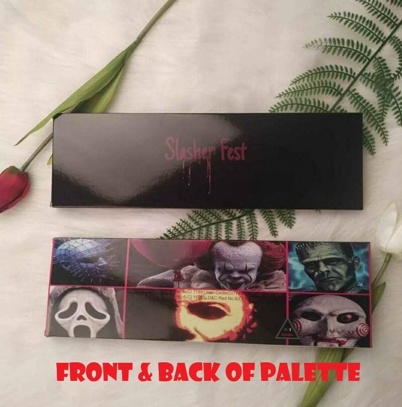 HORROR FILM THEMED MAKEUP PALETTE - SLASHER FEST | eBay