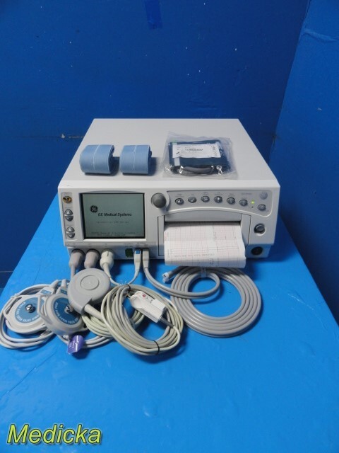 GE 259C 250 Series Maternal Fetal Monitor W/ US & TOCO Transducers ...