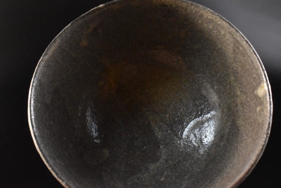 U6159: Japanese Karatsu-ware Shapely TEA BOWL Green tea tool Tea ...