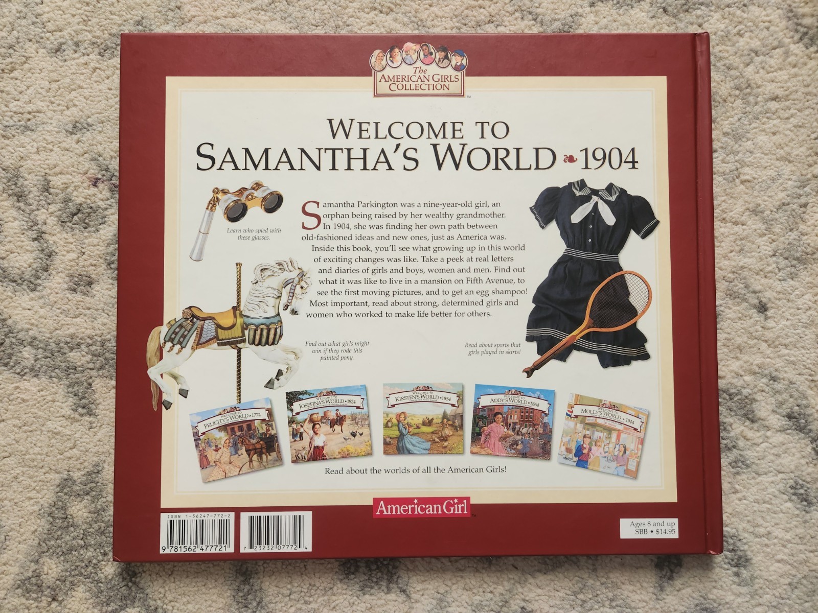 American Girl Hardcover Book: Welcome to Samantha's World 1904 | eBay