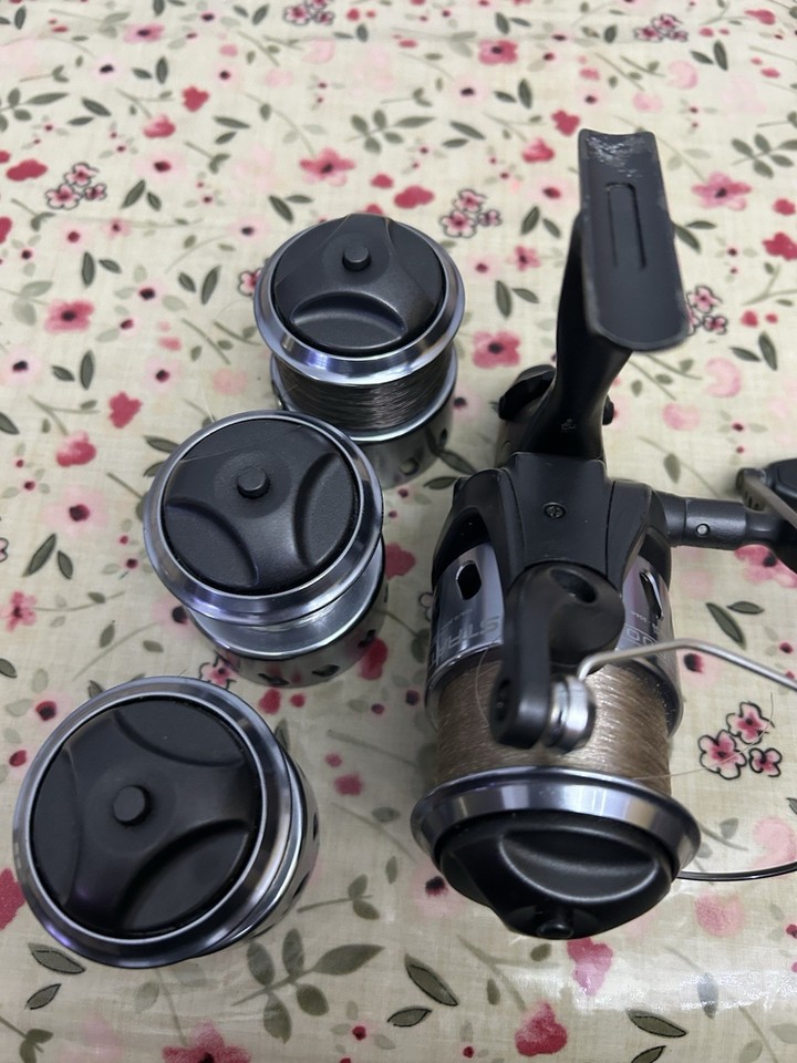 Fox Stratus FS 10000 Bait Runner Reel With 4 Spools | eBay UK