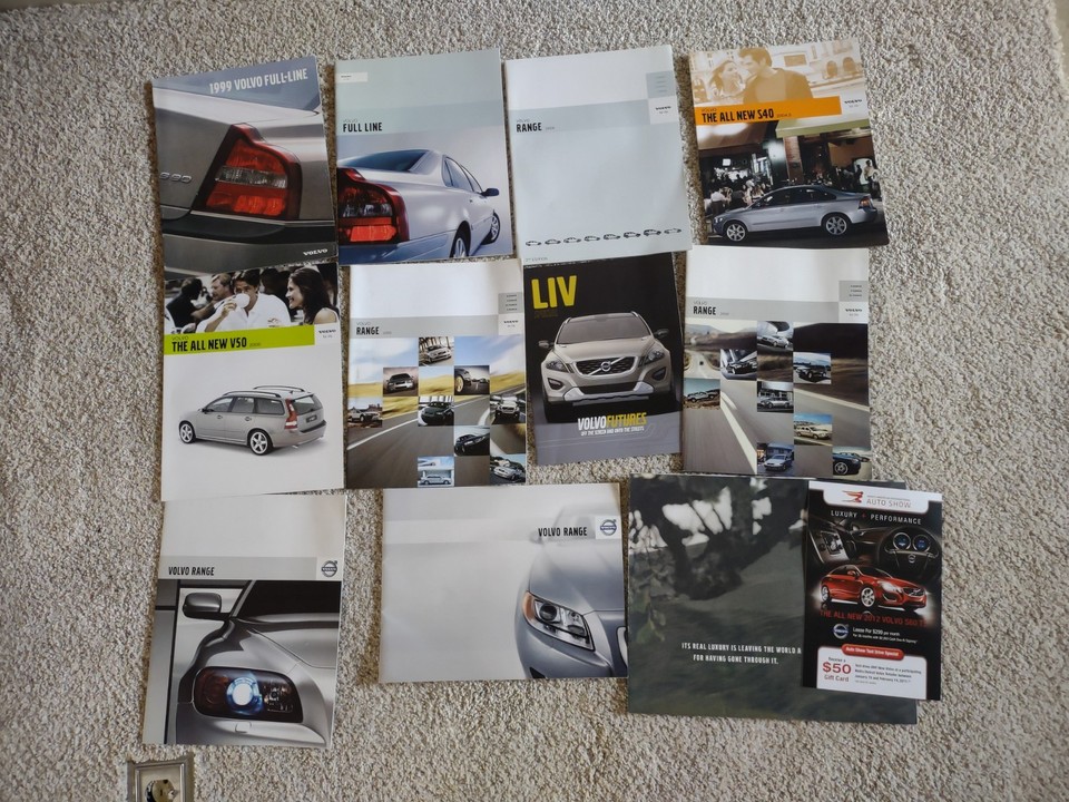 Volvo 1988-2008 (Most Years) Auto Show Brochures and Materials Lot of 20+ | eBay