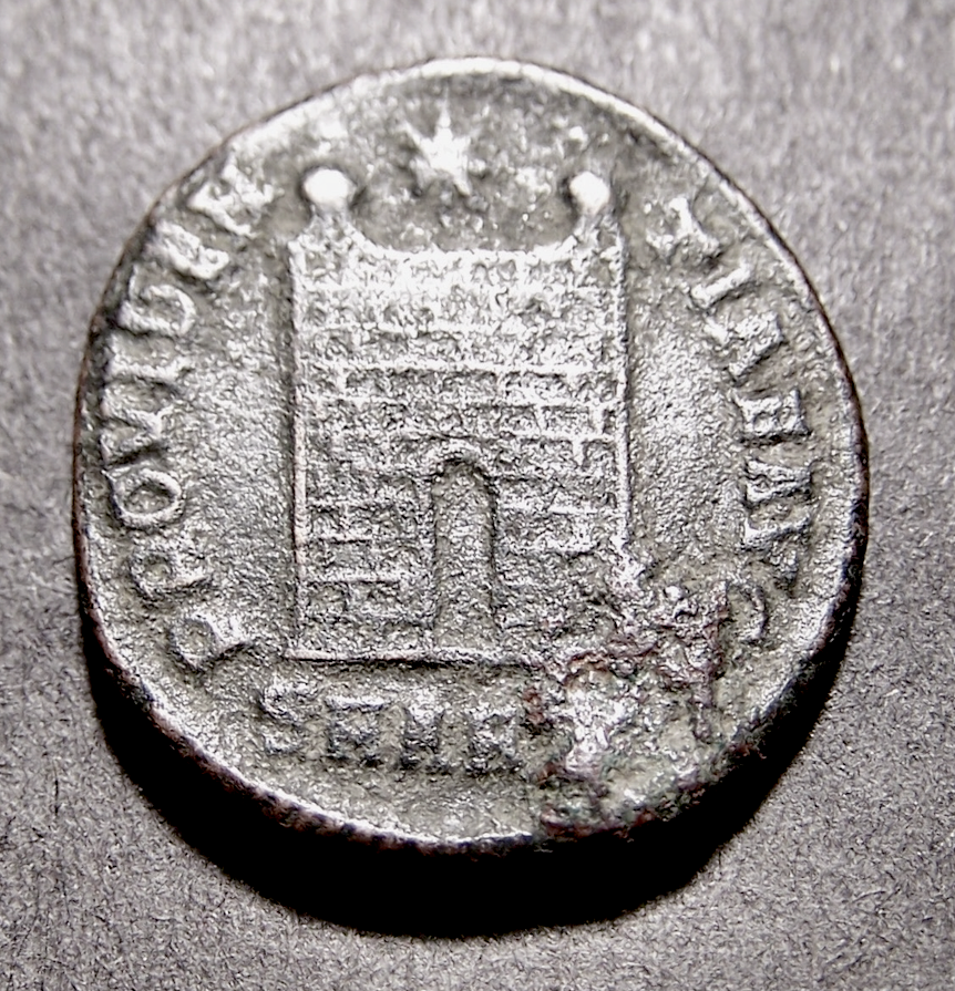 CONSTANTINE All Along the Watchtower-Campgate, RARE Imperial Roman Coin ...