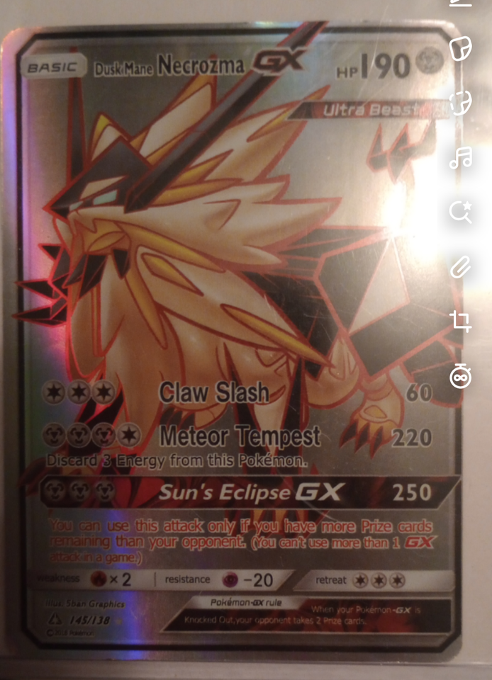 dusk mane necrozma gx ultra beast pokemon | eBay