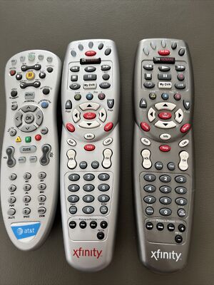 Pair of 2 Comcast Xfinity Universal Remote Control+AT&T Remote | eBay