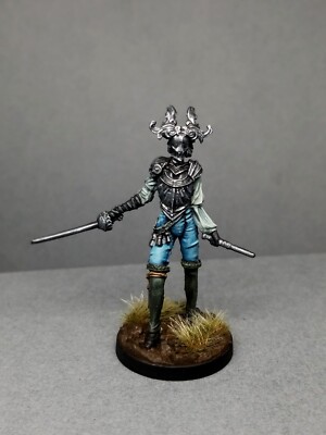Painted Dnd Rogue Swashbuckler Miniature D&d Warhammer Aos Frostgrave ...