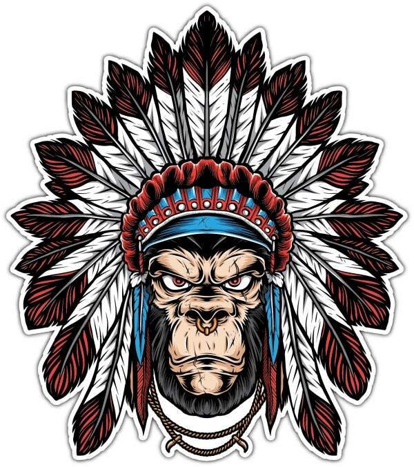 Indian Cheif Monkey