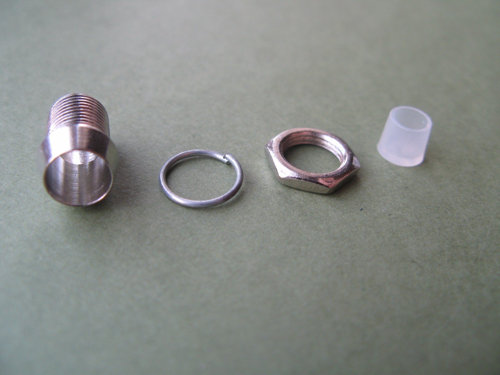 3mm / 5mm Chrome Metal LED Holder Mount Bezel Case Silver Colour ...