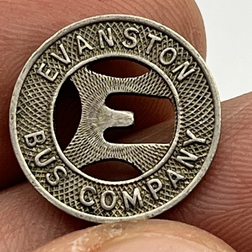 1939 EVANSTON BUS COMPANY ILLINOIS Bus Coach One Fare Public Transit ...