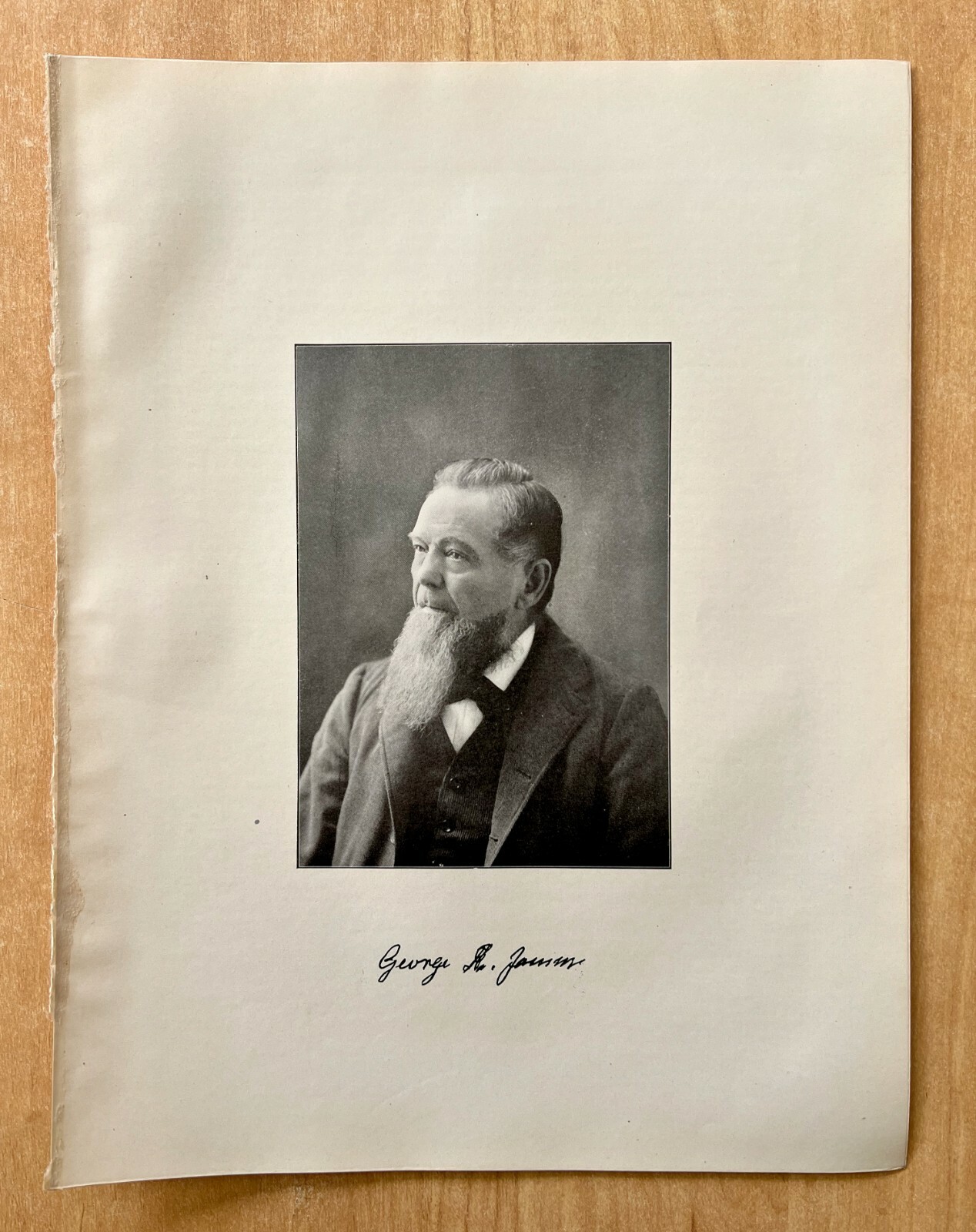 Antique Print 1903 GEORGE A. JAMM Rockville, Connecticut CT Portrait | eBay