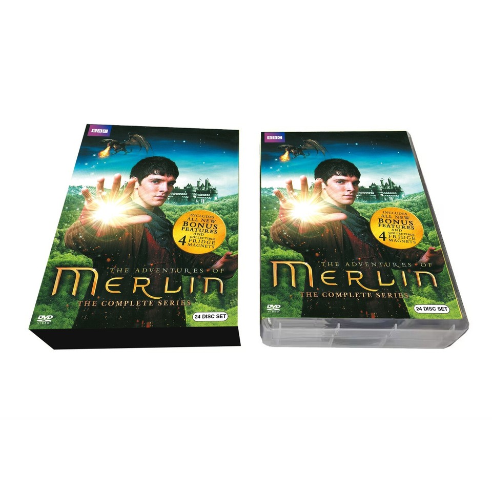 The Adventures of Merlin Complete Series DVD Seasons 1-5 Box Set US ...