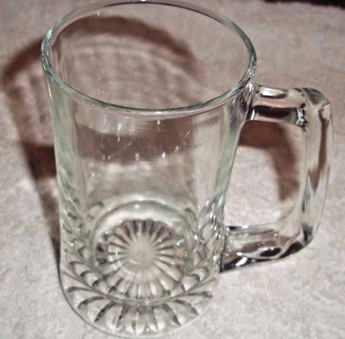 12 oz Beer Mugs Heavy Glass with Handle | eBay