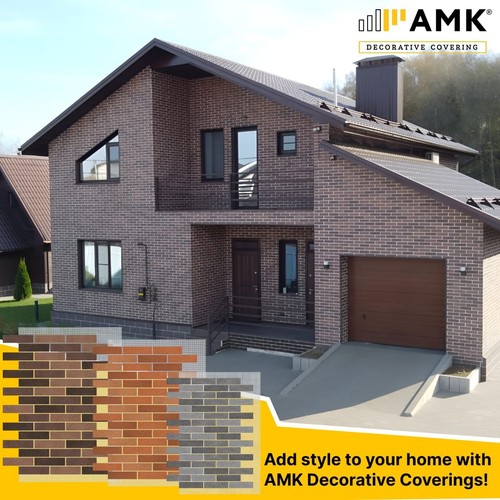AMK exterior/interior wall cladding, brick effect, facade system, 9 m2 ...