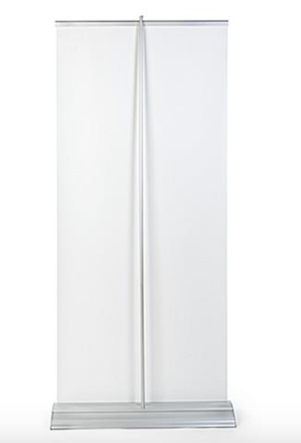 33"x80" Premium Wide Base Retractable Banner Stand, carrying case ...