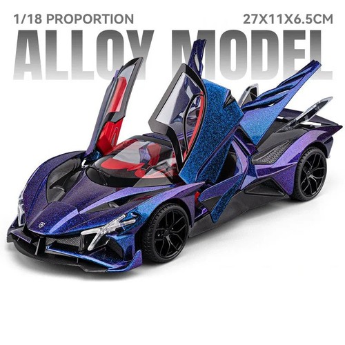 1:18 Apollo EVO Model Car with Light and Sound Features (Midnight ...