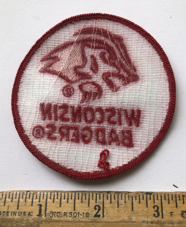 Vintage Wisconsin University Badgers Logo Patch NCAA Football | eBay