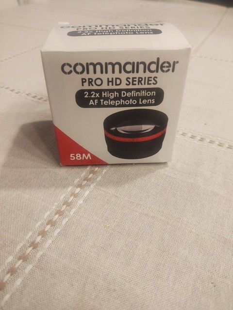 Commander Pro HD Series Lens - 58M 2.2x High Definition AF Telephoto ...
