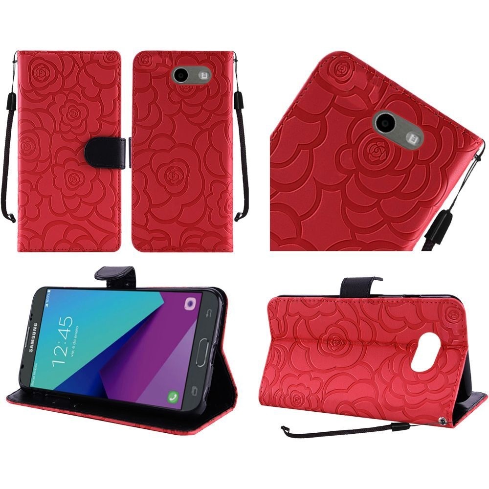 Wallet Cover Phone Case for Samsung Galaxy Mission Eclipse Prime 2 Sol ...