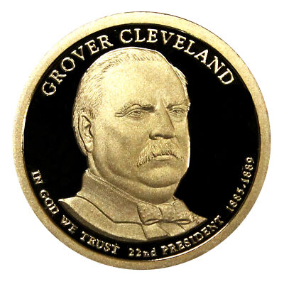2012 -S Grover Cleveland Presidential Proof Dollar Gem Deep Cameo US ...