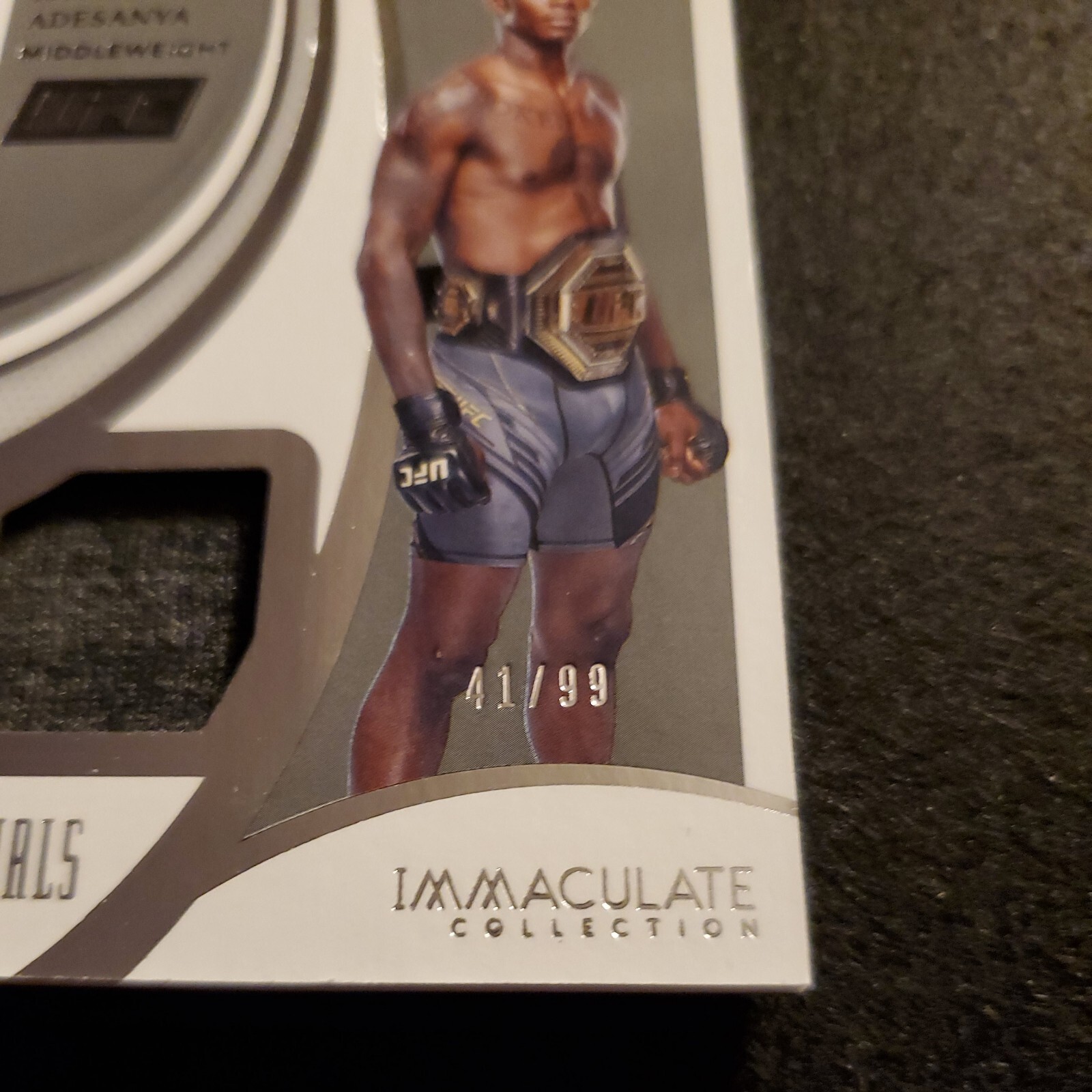 Israel Adesanya 2021 Panini Immaculate UFC Materials Relic Card /99 💥💥💥 ...
