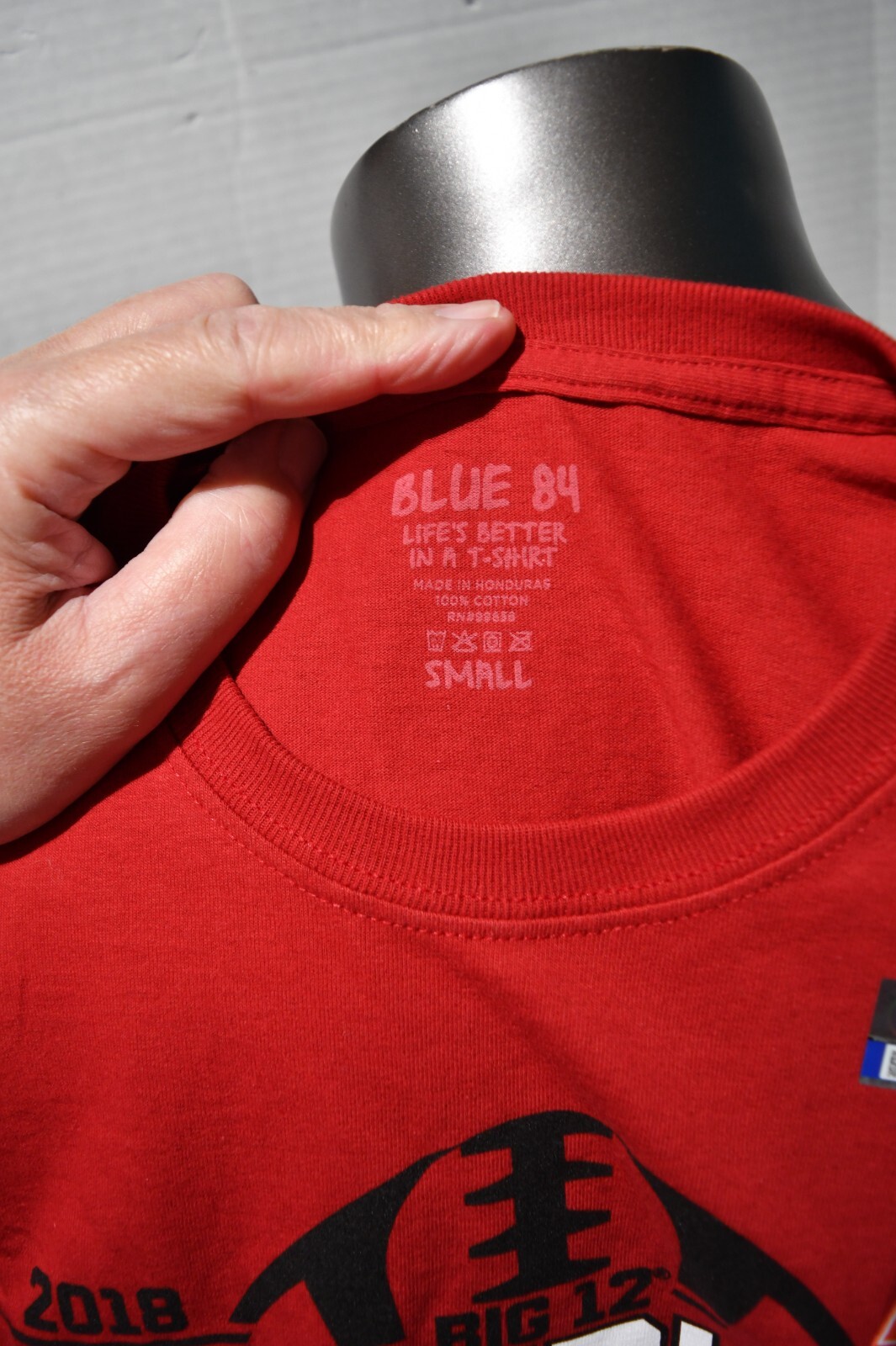 Oklahoma Sooners Blue 84 (Unisex) 2018 big 12 Champions Crew Neck S T ...