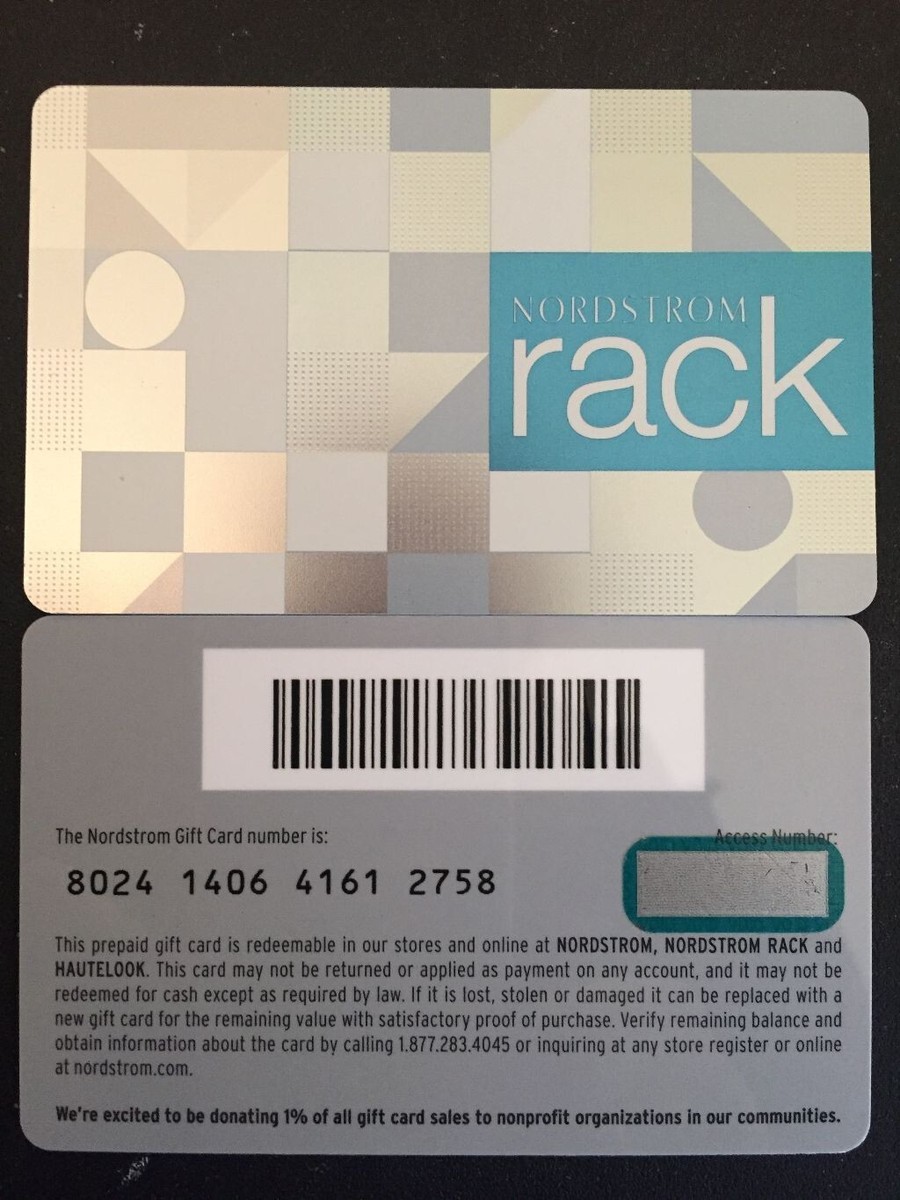 Nordstrom Gift Certificate