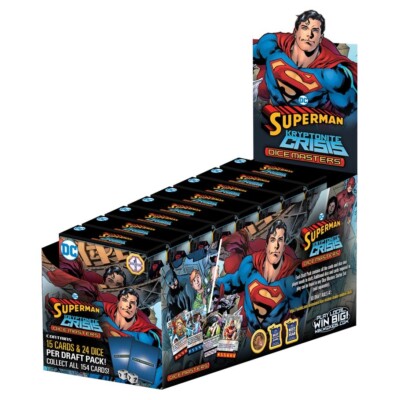 Dicemasters DC Comics Superman Kryptonite Crisis Draft Pack Countertop ...