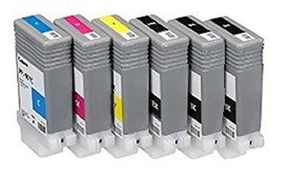 6 x Ink for Canon TM-200 TM-205 TM-300 TM-305 GP-200 GP-300 / PFI-120 ...